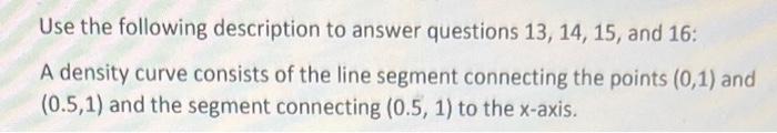 Solved Use the following description to answer questions | Chegg.com