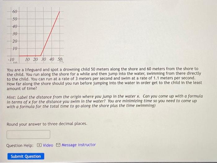 Solved You are a lifeguard and spot a drowning child 50 | Chegg.com