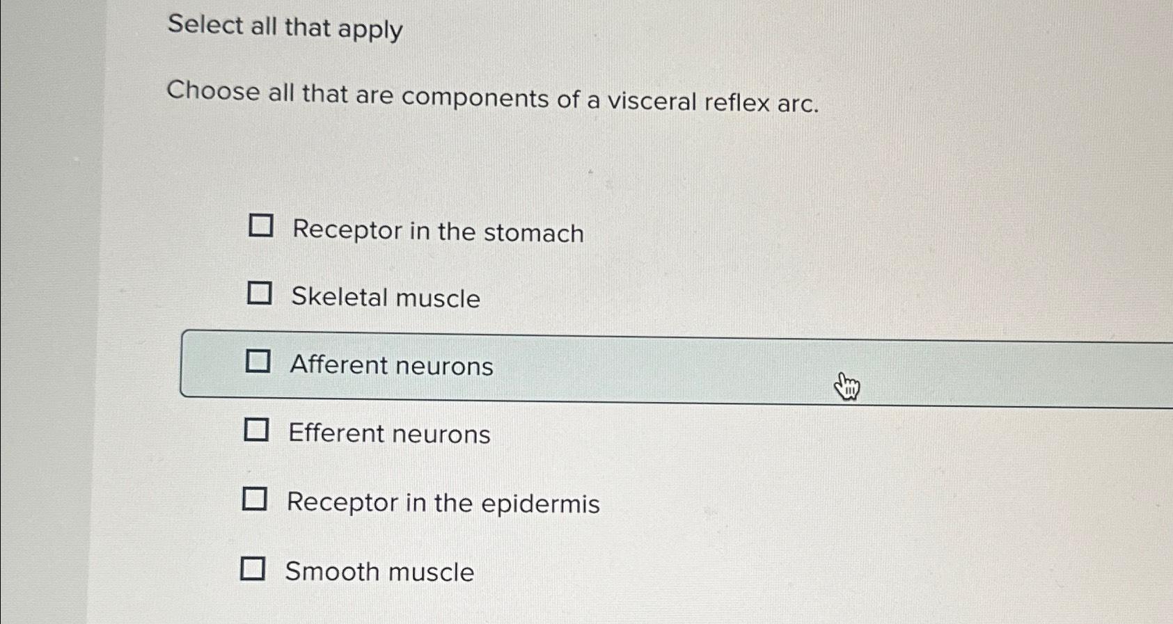 Solved Select all that applyChoose all that are components | Chegg.com