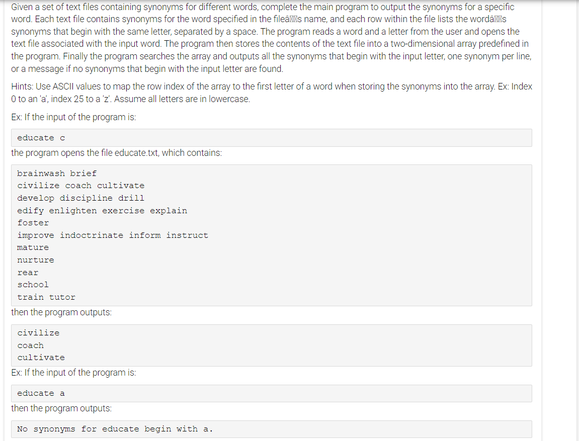 Solved I NEED THIS IN JAVAGiven a set of text files | Chegg.com