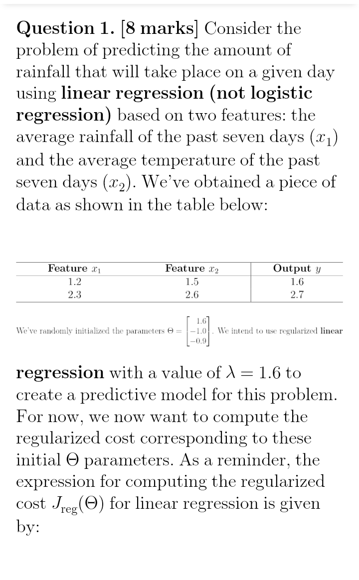 Solved Your Task In This Question Is To Use The Information 0718