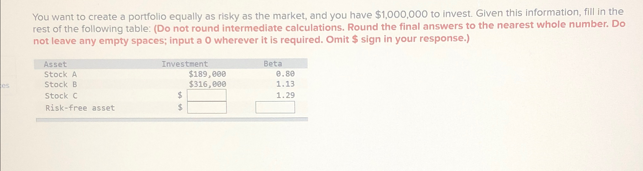 Solved You want to create a portfolio equally as risky as | Chegg.com