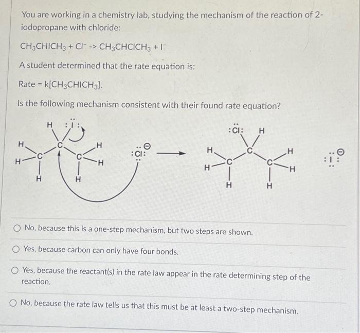 Solved You are working in a chemistry lab, studying the | Chegg.com