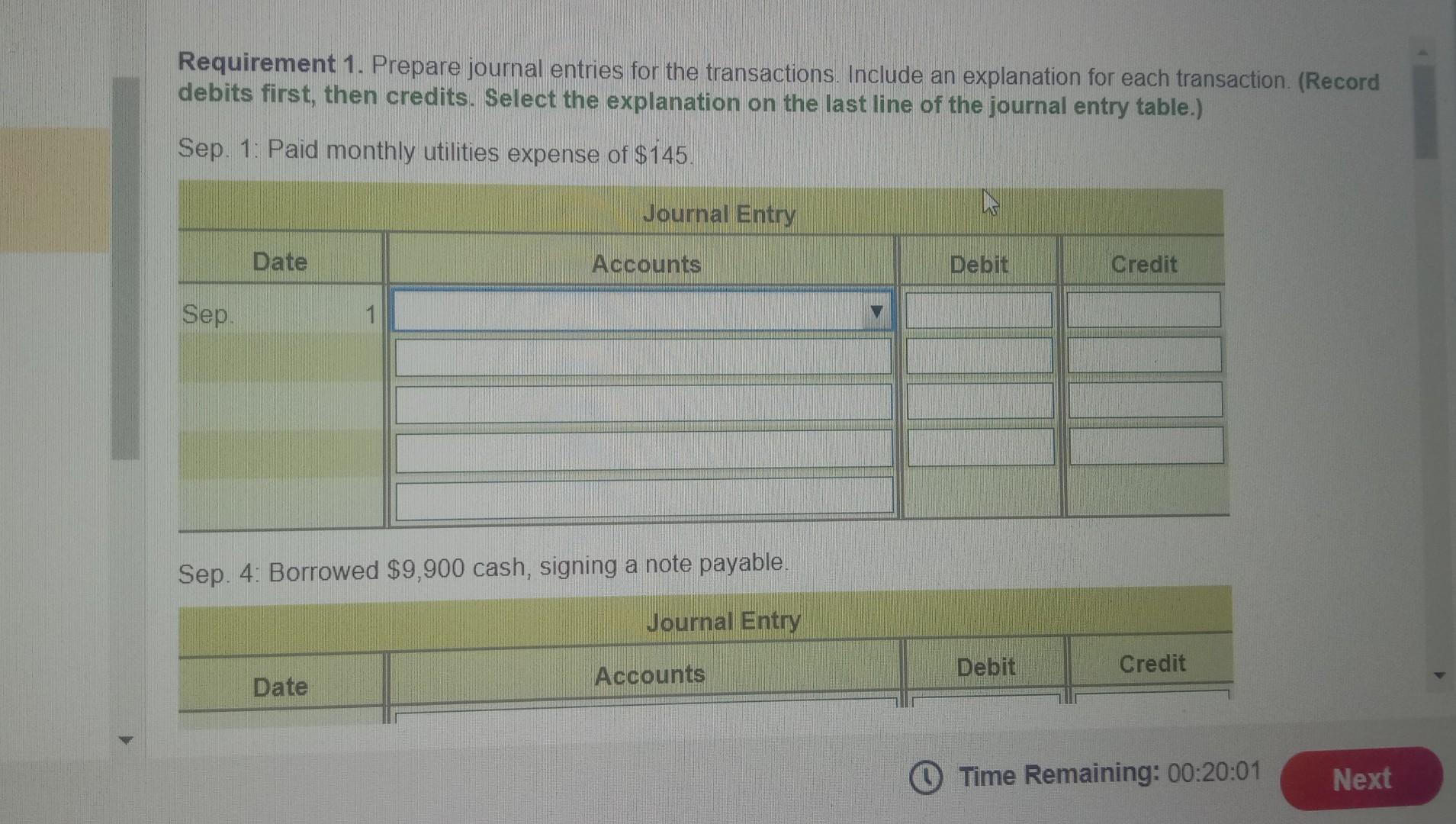 Solved Requirement 1. Prepare journal entries for the | Chegg.com