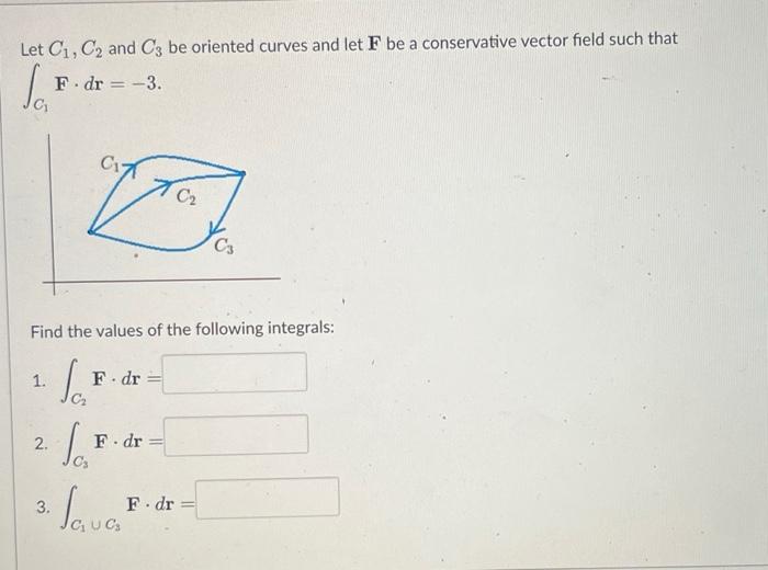 Solved Let C1, C2 and C3 be oriented curves and let F be a | Chegg.com