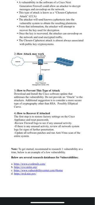 Solved Individual Vulnerability Research Preject | Chegg.com