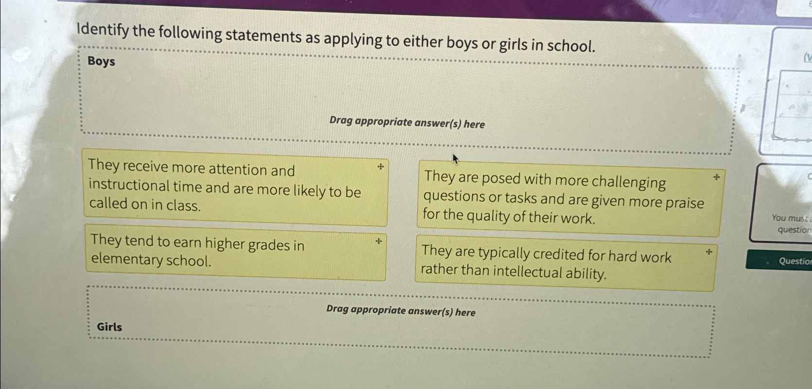 Solved Identify the following statements as applying to | Chegg.com
