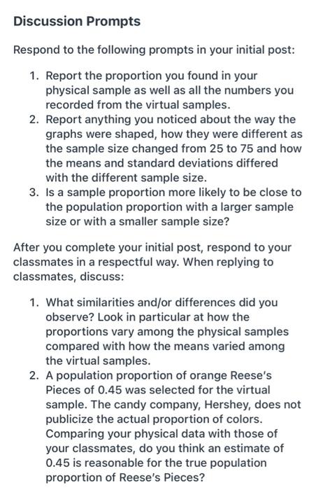 Solved Discussion Prompts Respond to the following prompts | Chegg.com
