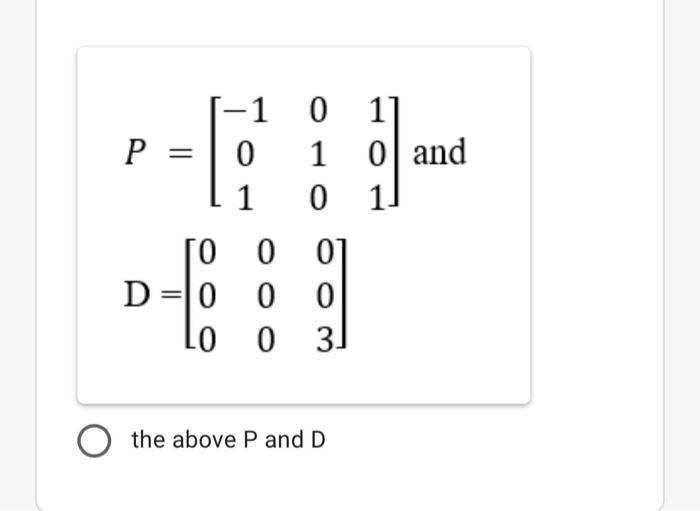 Solved A And We Let A Be A 3x3 Diagonalizable Matrix With 