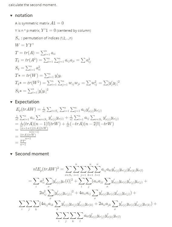 Solved calculate the second moment.notationA is symmetric | Chegg.com
