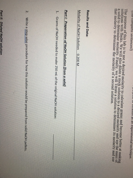 Solved Discussion Questions 1. Why should you not use the | Chegg.com