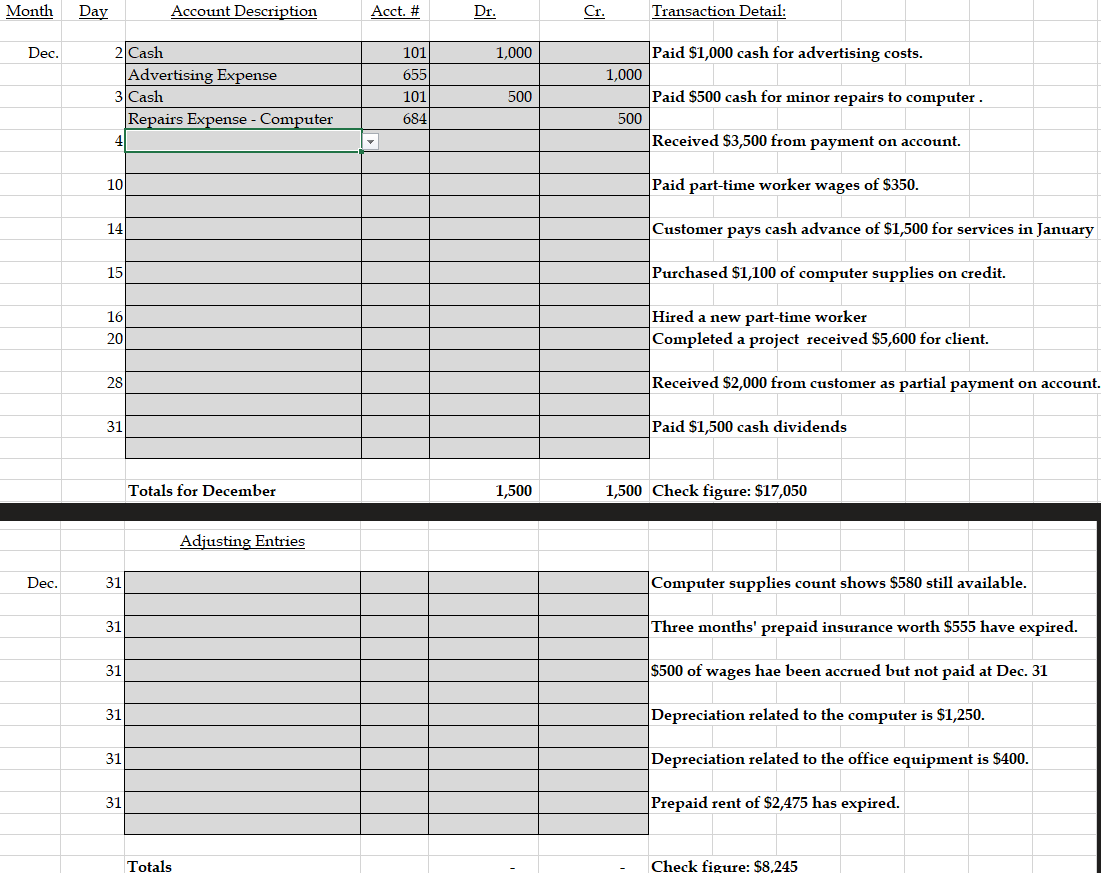 Solved Directions: You will have to manually enter the | Chegg.com