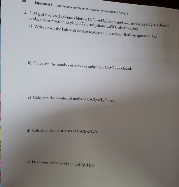 Solved Prelaboratory Questions Name Laboratory Section | Chegg.com
