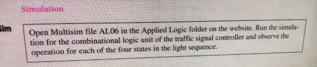Simulation Sim Open Multisim file AL06 in the Applied | Chegg.com