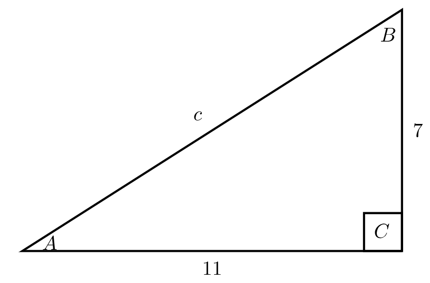 Solved Consider triangle ABC, a right triangle with a right | Chegg.com