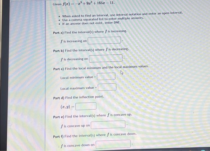 Solved Consider the function f(x)=5(x−5)2/3. For this | Chegg.com