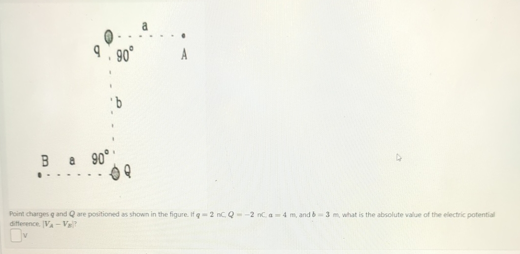 Solved Point charges q ﻿and Q ﻿are positioned as shown in | Chegg.com