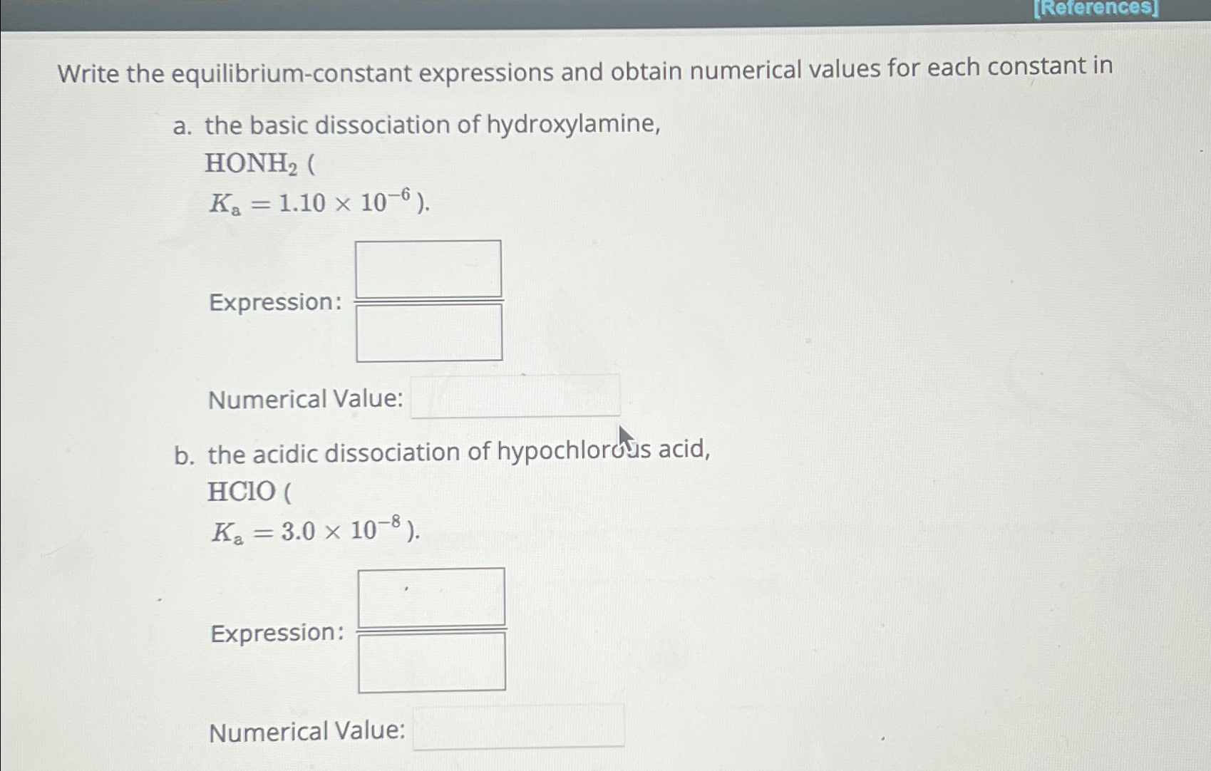 Solved Write the equilibrium-constant expressions and obtain | Chegg.com