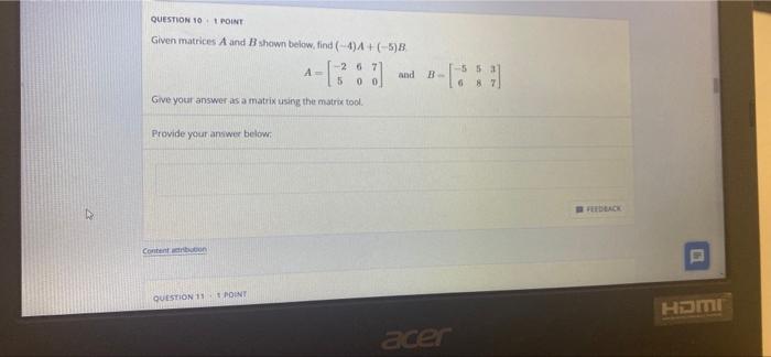Solved - 1 hour QUESTION 6.1 POINT 1+ 2(x + 2)(4x + 2) | Chegg.com
