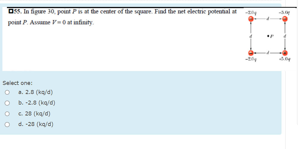 Solved In figure 30 , ﻿point P ﻿is at the center of the | Chegg.com