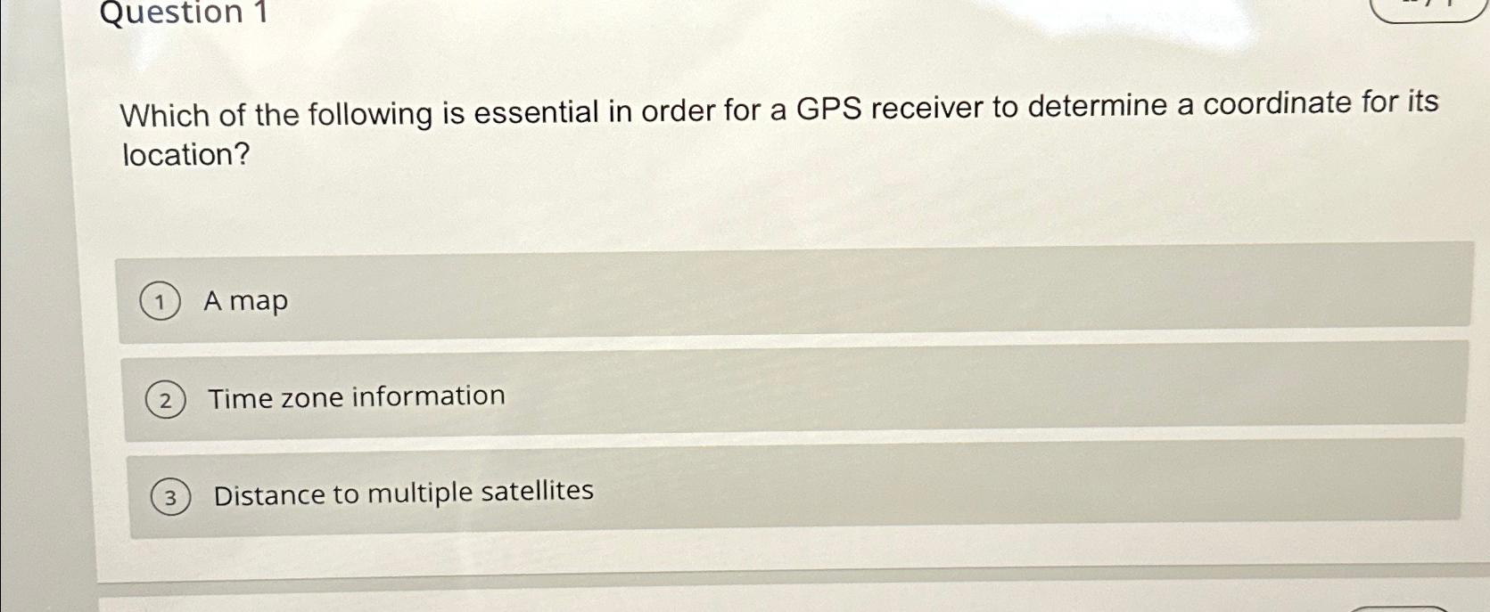 Solved Question 1Which of the following is essential in | Chegg.com