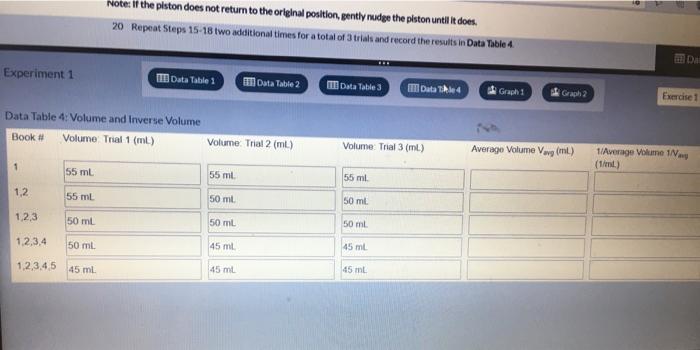 Solved I am doing boyles law lab and i need help calculating | Chegg.com