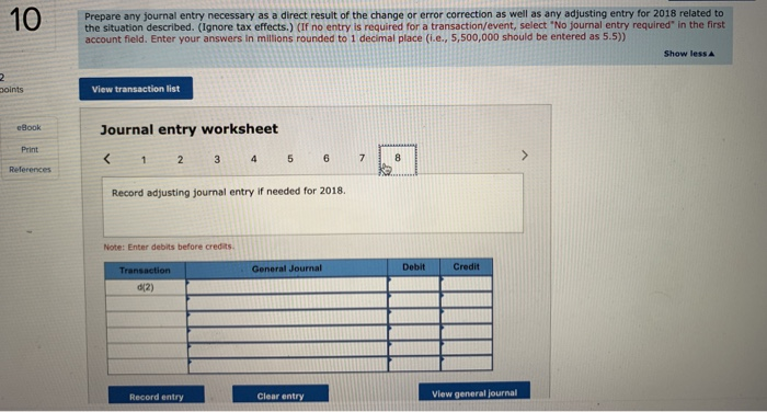 Solved 10 Problem 20-14 Errors; change in estimate change in | Chegg.com