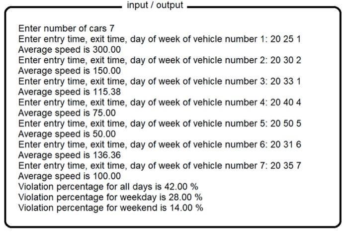 Solved Speeding Control System Description The traffic | Chegg.com