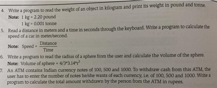 Solved 1. Write a program to read the marks of 5 subjects | Chegg.com