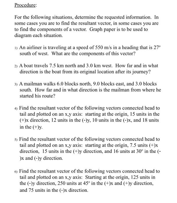 Solved VECTORS LABORATORY Theory: Vectors are measurements | Chegg.com
