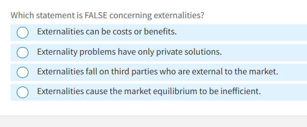 Solved Which statement is FALSE concerning | Chegg.com