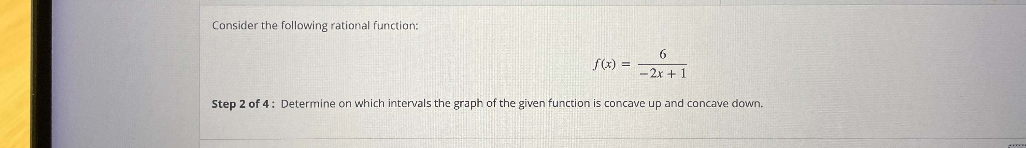 Solved Consider the following rational | Chegg.com