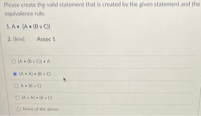Solved Please create the valid statement that is created by | Chegg.com