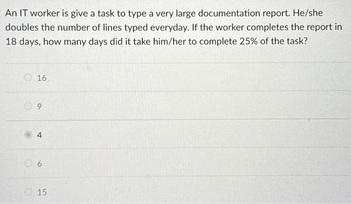 Solved An IT worker is give a task to type a very large | Chegg.com