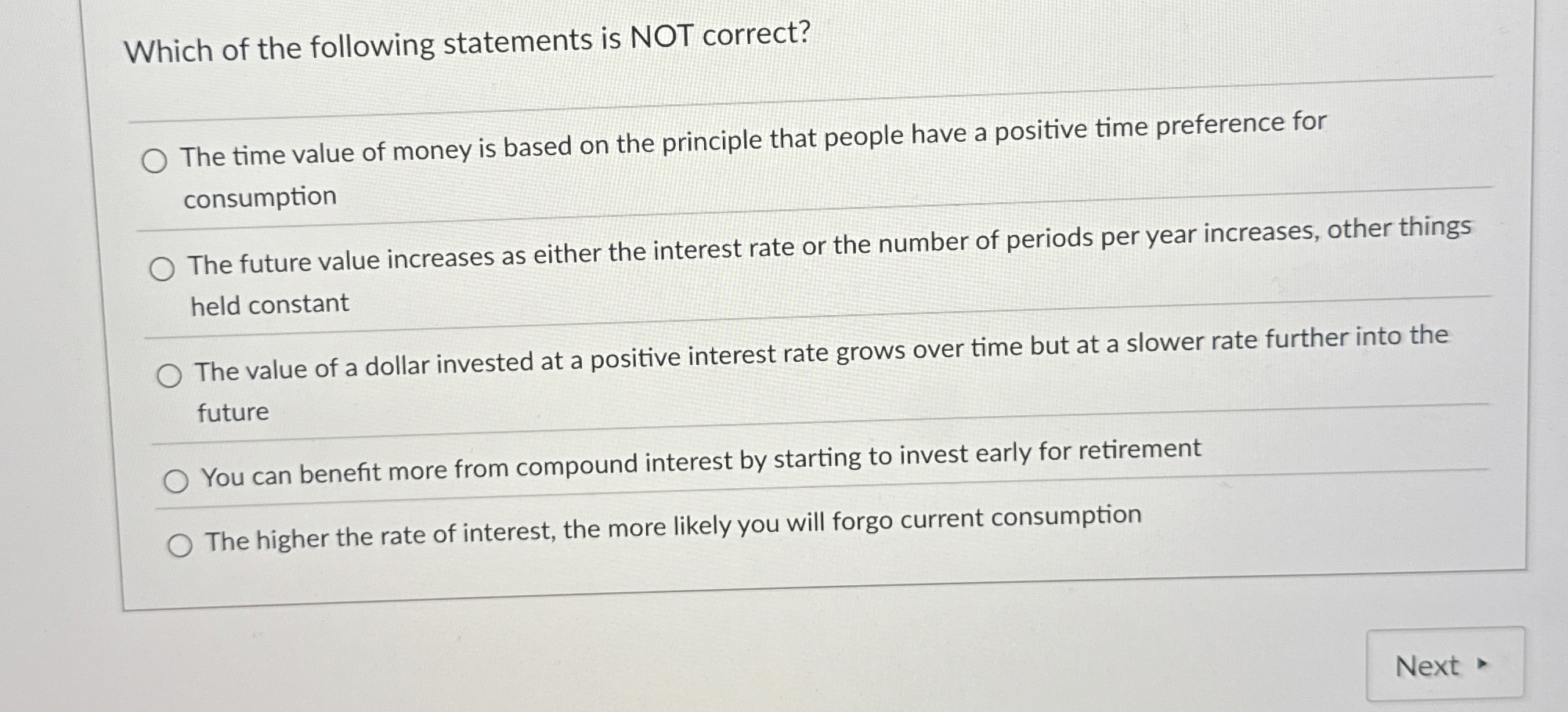 Solved Which of the following statements is NOT correct?The | Chegg.com