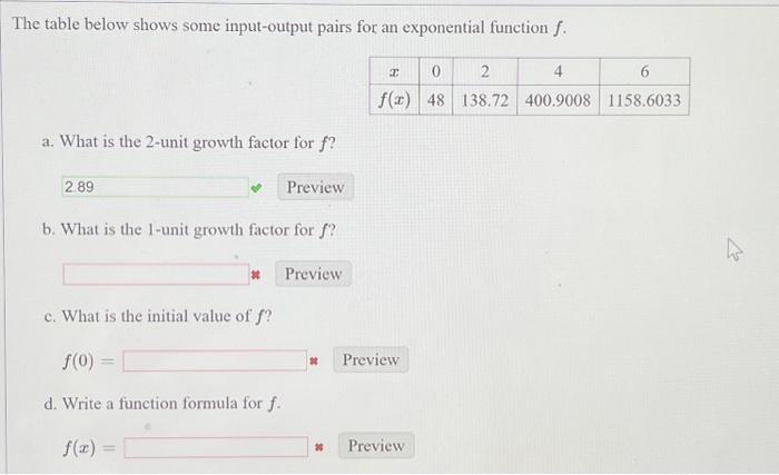 Solved The table below shows some input-output pairs for an | Chegg.com