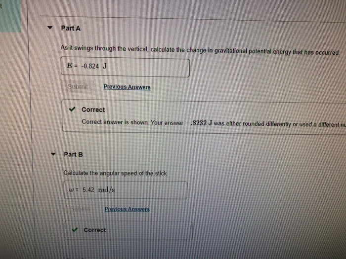 Solved Problem 9.71 A meter stick with a mass of 0.168 kg is | Chegg.com