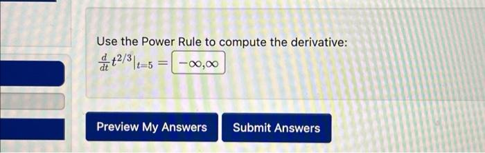 Solved Use the Power Rule to compute the derivative: | Chegg.com