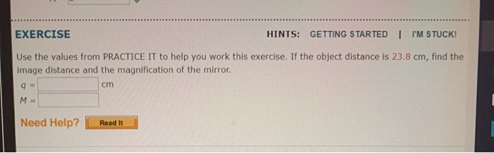 Solved EXERCISE HINTS: GETTING STARTED | I'M STUCK! Use the | Chegg.com