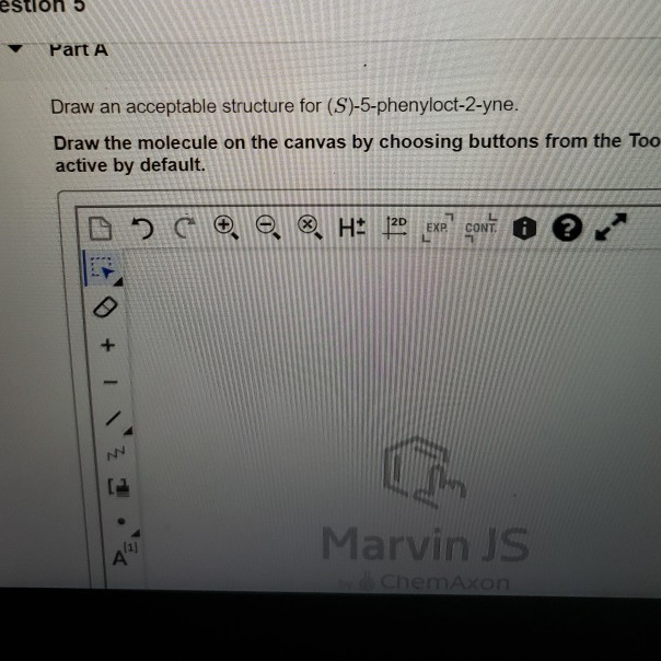 Solved ons Part A Draw an acceptable structure for | Chegg.com