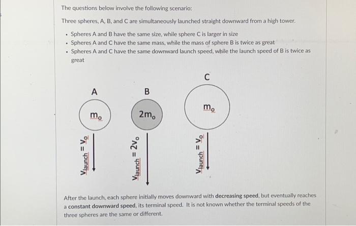 Solved The questions below involve the following scenario: | Chegg.com