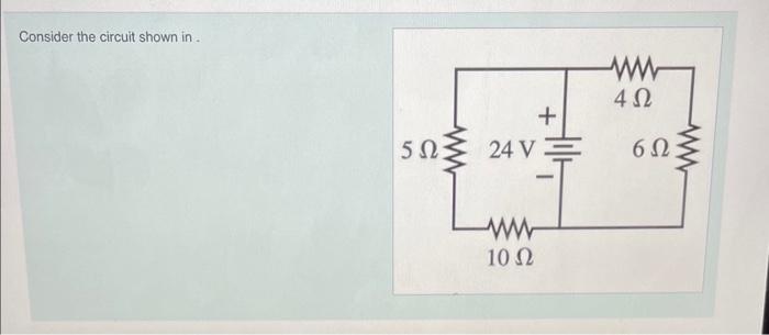 [Solved]: Consider the circuit shown in. Find the current