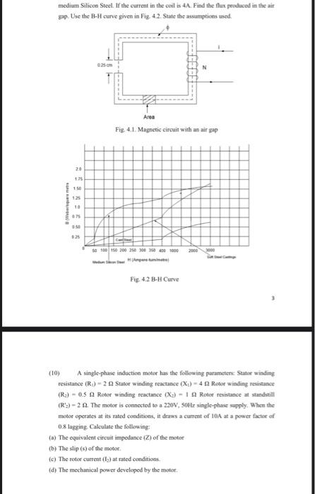 Solved TUTORIAL QUESTIONS: EEE 332 ELECTRICAL MACHINES II | Chegg.com