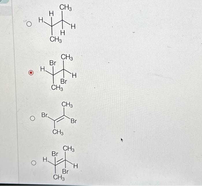 Solved Consider the reaction of bromine with the pictured | Chegg.com