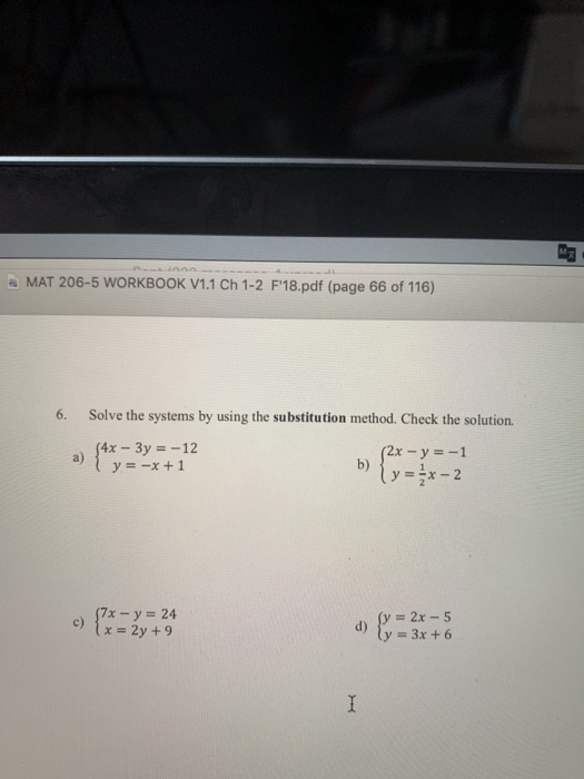 Solved ME MAT 206-5 WORKBOOK V1.1 Ch 1-2 F18.pdf (page 66 of | Chegg.com