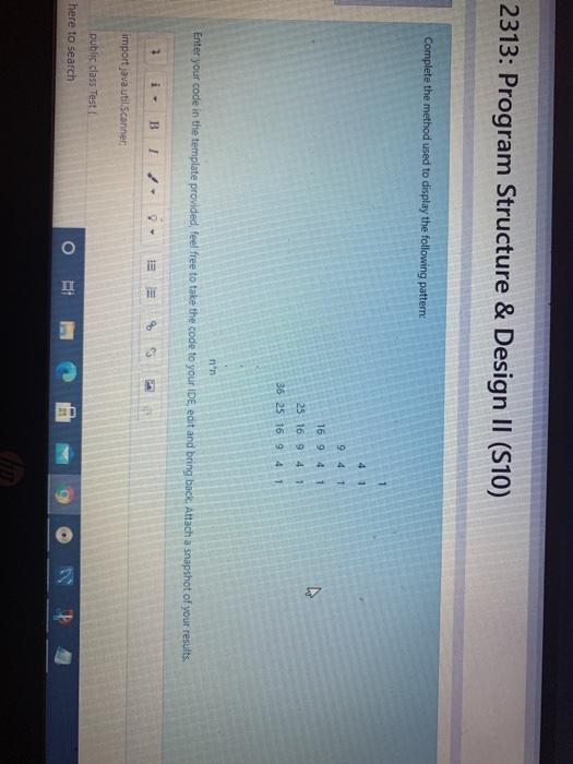 Solved 2313: Program Structure & Design II (510) Complete | Chegg.com