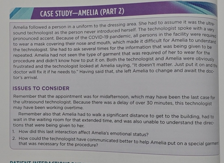 Solved CASE STUDY-AMELIA (PART 2)Amelia followed a person in | Chegg.com