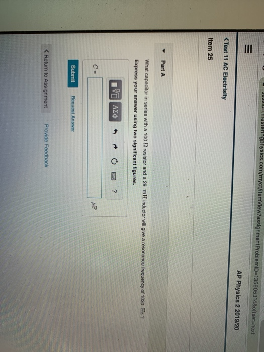 Solved asteringphysics.com/myct/itemview?assignment | Chegg.com