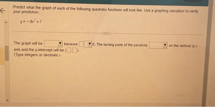 Solved Predict what the graph of each of the following | Chegg.com