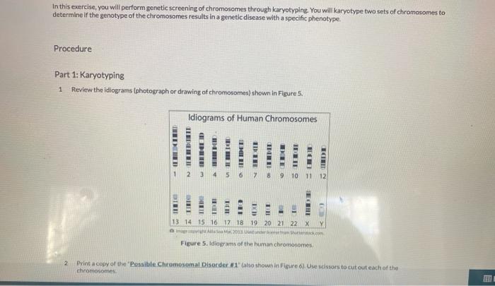 In this exercise, you will perform genetic screening | Chegg.com